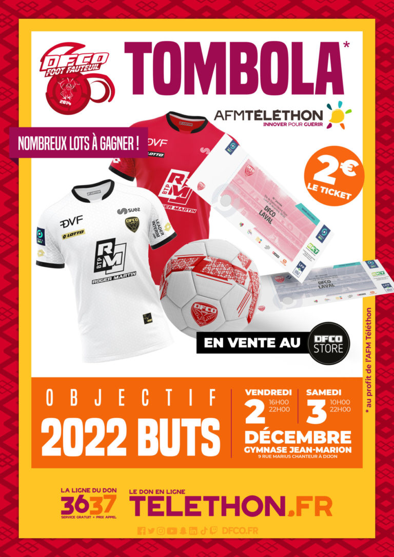Téléthon 2022 : une tombola solidaire - DFCO