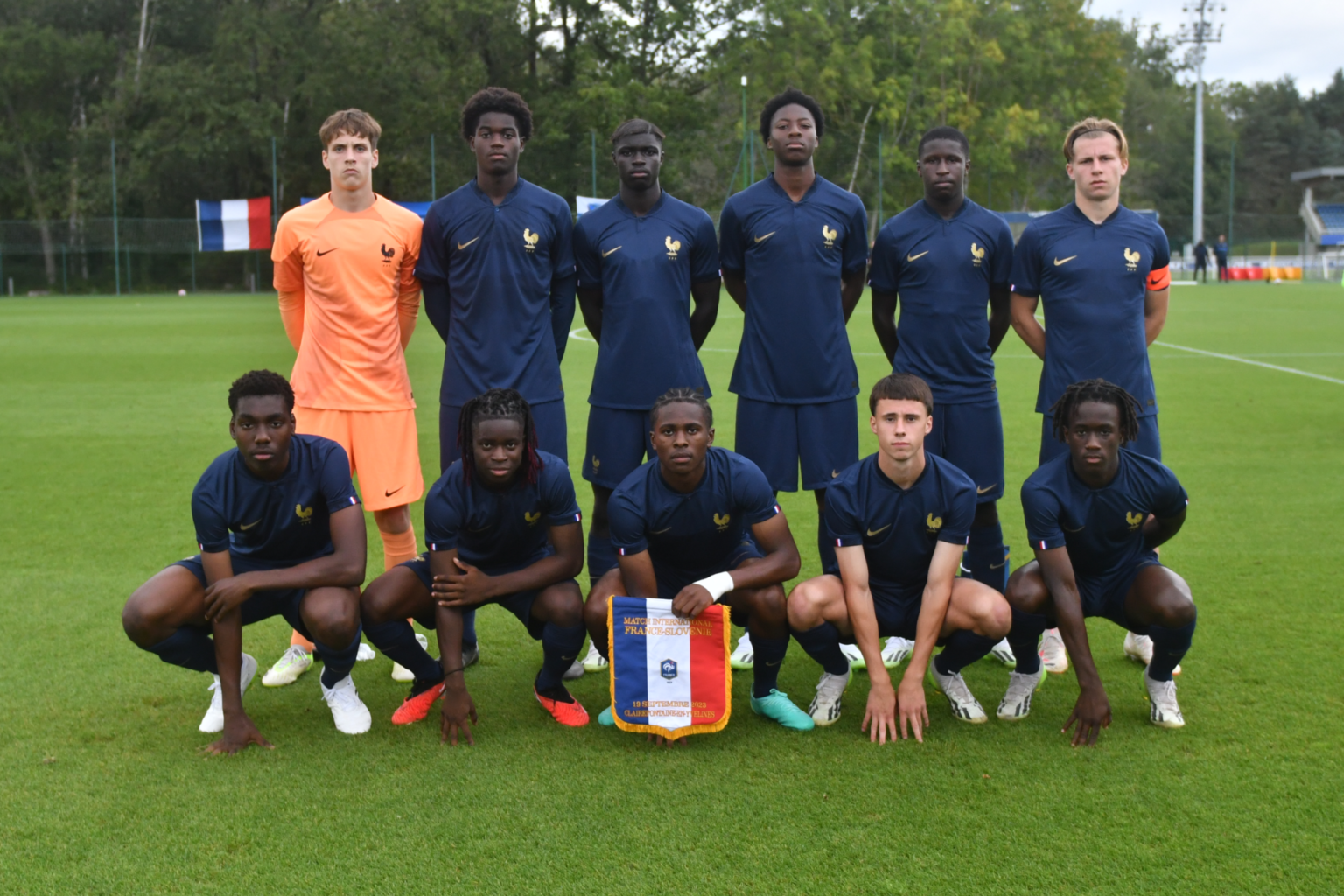 Rayane Messi et Jules Stawiecki en équipe de France U17 - DFCO